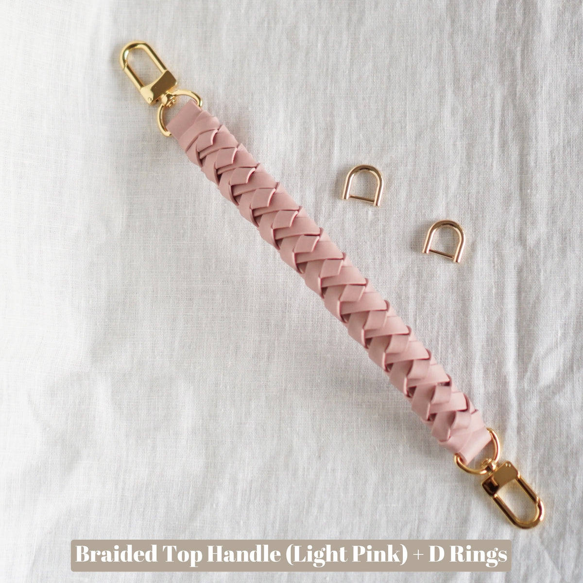 Top Handle Conversion Kit with D Rings and Braided Leather Top Handle ...